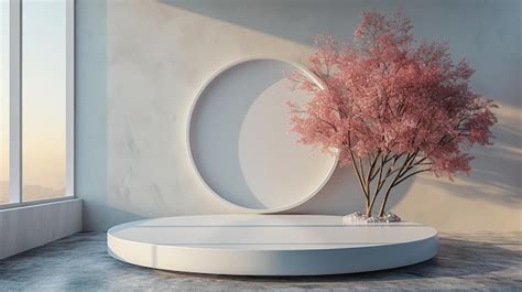 Premium Photo For Product Presentation A Minimal White Podium Scene