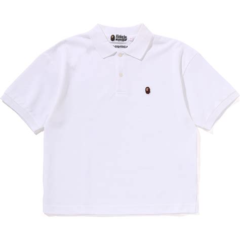 One Point Wide Polo Shirt Ladies