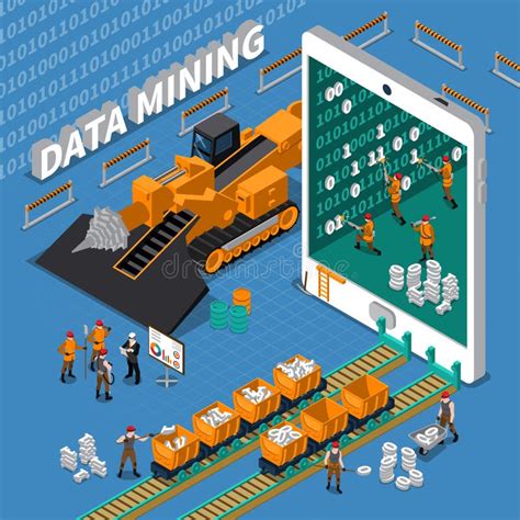 big data mining stock vector illustration of cloud analysis 64570195