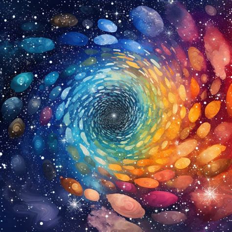 Abstract Celestial Color Explosion Stock Image Image Of Mesmerizing