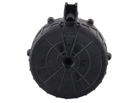 Md Arms Mag Saiga 12 Ga 20 Round Drum Polymer Black