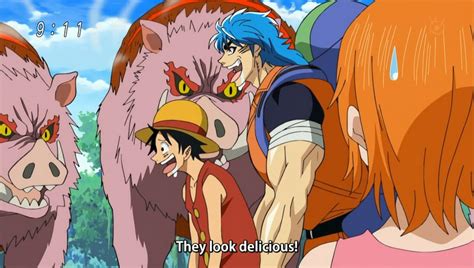 Anime Heres Toriko X One Piece Collaboration Special Anime Review