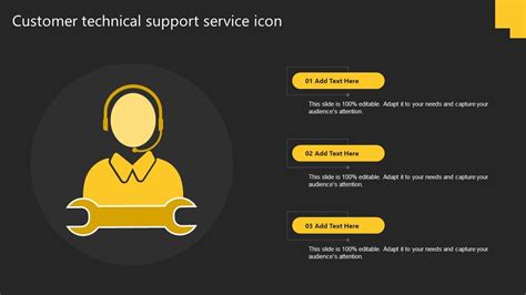 Customer Technical Support Service Icon Ppt Sample