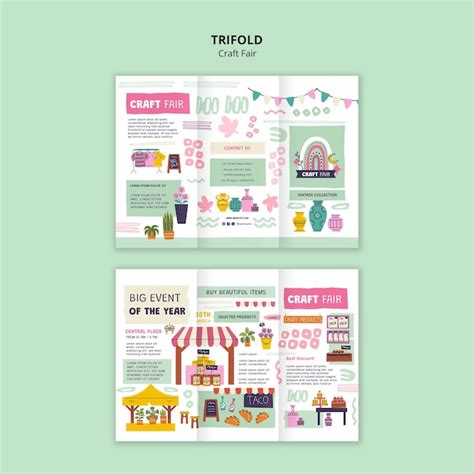 Free Psd Craft Fair Template Design