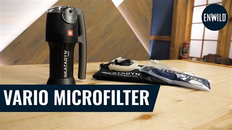 Katadyn Vario Microfilter Review Youtube