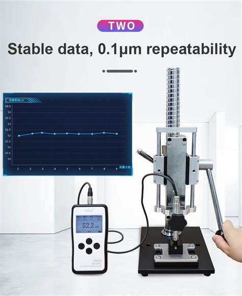 Eddy Current Plating Thickness Tester Ls225n1500 For Aluminum Copper