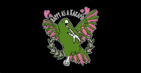 Kakapo Fat Parrot Dance Kakapo Sticker Teepublic
