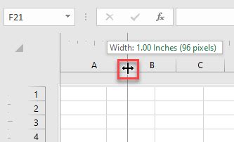 Change Cell Size In Pixels Or Inches In Excel Google Sheets Automate Excel