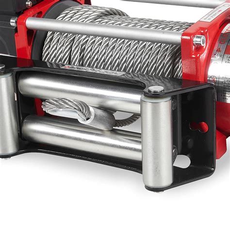 Stealth 13500lb 12v Electric Winch With Steel Rope And Wireless Remote