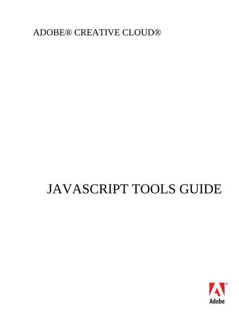 Pdf Javascript Tools Guide Adobe Inc€¦ · Javascript The