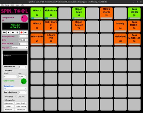 Github Manucontrovento Spintool Loop Application Synced With Jack Transport