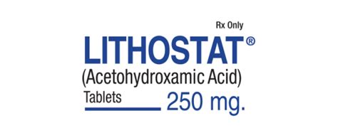 Lithostat® Acetohydroxamic Acid Mission Pharmacal