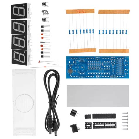 Pcb Soldering Practice Board Single Chip Microcomputer Clock Number £13