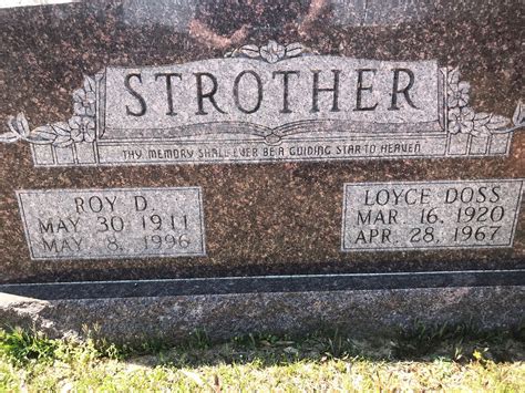 Roy Daniel Strother 1911 1996 Find A Grave Memorial