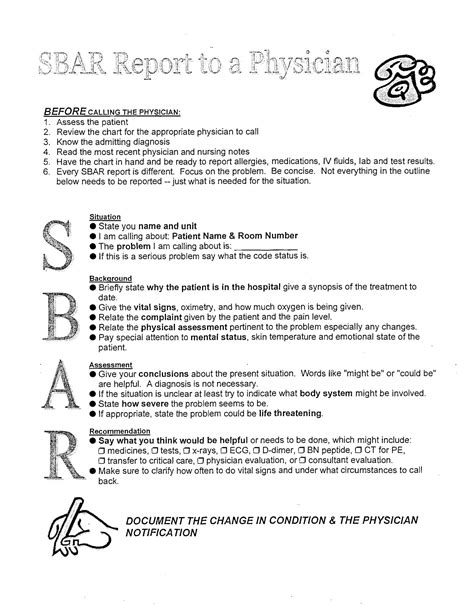 Nursing Sbar Report Sample Asthma Sbar Docx S Situation Aaron