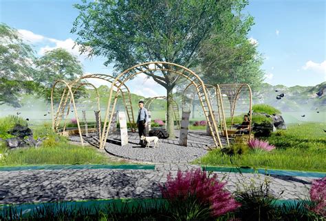 现代竹子廊架su模型下载【id1136933058】知末su模型网 现代竹子廊架su模型下载【id1136933058】知末su模型网