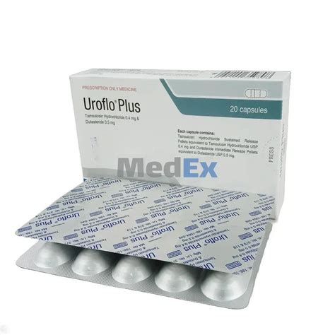 Uroflo Plus 04 Mg05 Mg Capsule ইউরোফ্লো প্লাস ০৪ মিগ্রা০৫