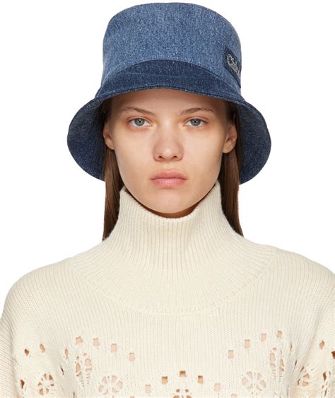 Chloé Blue Romy Bucket Hat Chloe