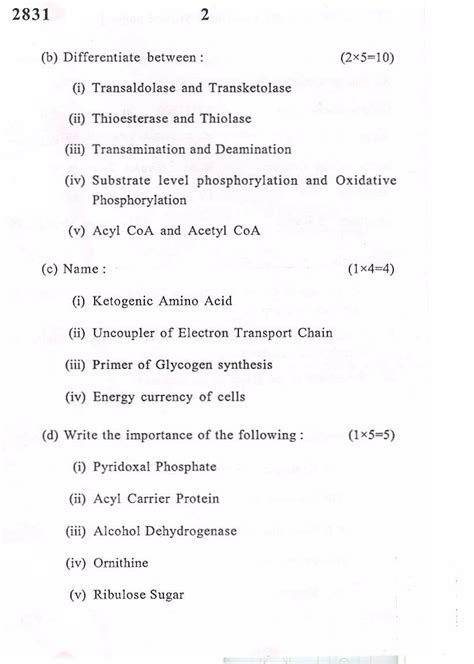 Biochemistry Of Metabolic Processes Sem IV Pdf