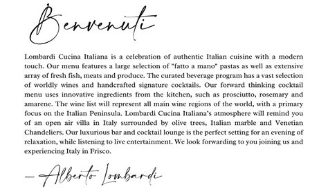 Cucina Homepage Lombardi Cucina Italiana Italian Restaurant In Tx