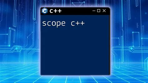 Understanding Scope In C A Quick Guide