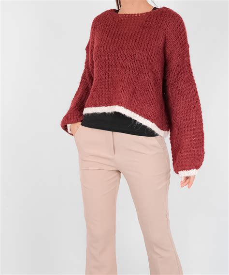 Pulover Only Rosu Cc107839 Outletmagro