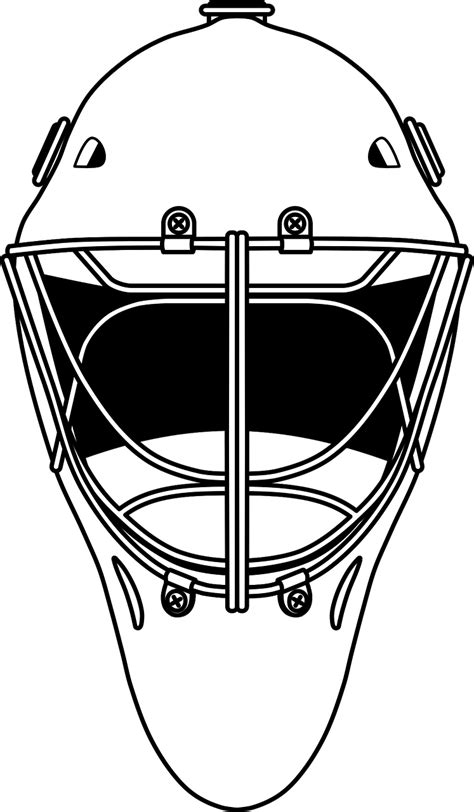Hockey Goalie Vector