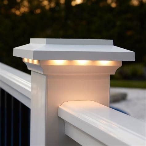 Timbertech Island Low Voltage Led Post Cap Light White