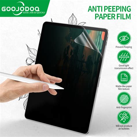 Jual Goojodoq For Ipad Screen Protector Film Anti Peeping For Ipad