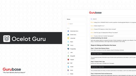 Ai Powered Qanda Assistant For Ocelot Gurubase