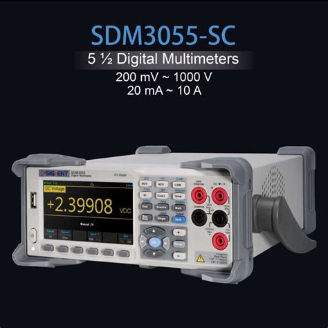 Jual Digits Dual Display Digital Multimeter Siglent Sdm3055 Sc Di Seller Young Dinamis Indonesia