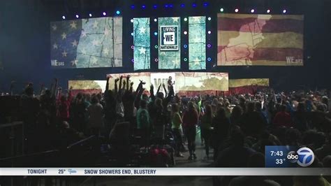We Day Illinois Celebrates Young People Making A Difference Abc7 Chicago