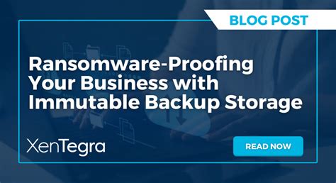 Immutable Backups Stop Ransomware