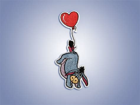 Eeyore Balloon Iron On Patch Winnie The Pooh Patch Etsy
