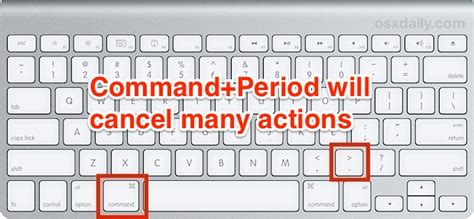 Learn The 2 Cancel Button Keyboard Shortcuts In Mac OS X To Close Dialog Alert Windows