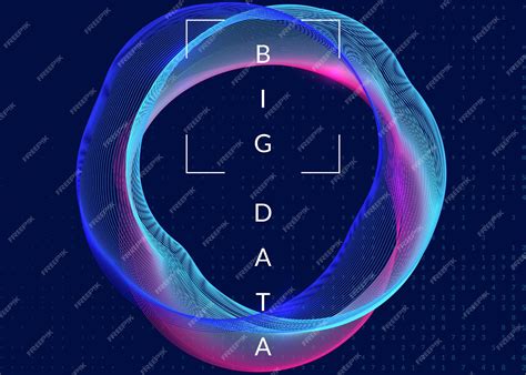 Premium Vector Quantum Computing Background Technology For Big Data Visualization