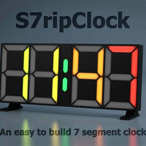 Скачать бесплатный файл Stl S7ripclock Basic Edition • Образец для 3d
