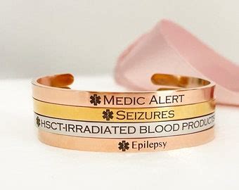 Medical Alert Bracelet Etsy