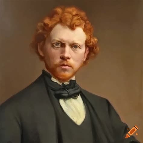 Ginger Haired Man In A Victorian Painting On Craiyon