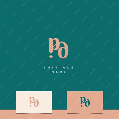 Premium Vector Initial Pd Monogram Logo Design