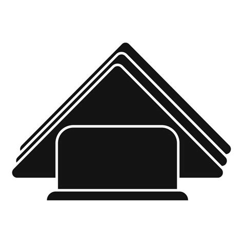 Dreieck Gewebe Symbol Einfacher Vektor Papierhandtuch Gesichtspackung