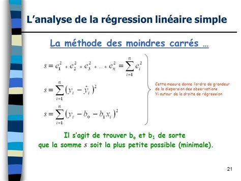 1 Chapitre 1 Régression Linéaire Simple Et Corrélation Linéaire Mise En Contexte Régression