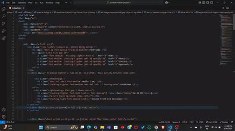 webdevelopment frontend tailwindcss javascript portfolio uidesign