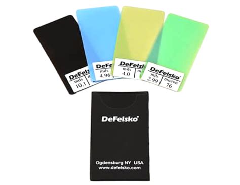 Testex Precision Plastic Shim Set Great Lakes Gages