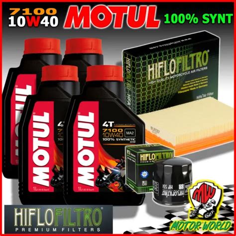 Set Service Öl Motul 7100 10w40 Filter Motorrad Guzzi 1200 Stelvio