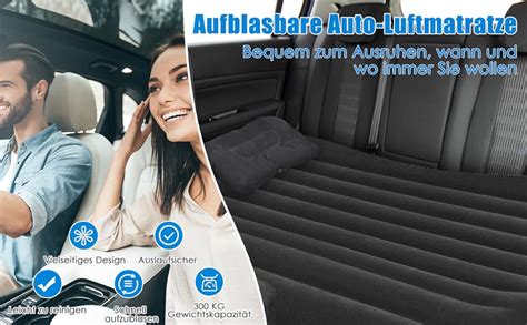 Costway Luftmatratze Für Autos 142 X 91 X 48 Cm Aufblasbares Luftbett