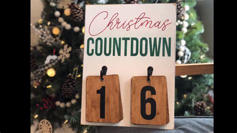 Diy Christmas Countdown Free Cut Files Artofit
