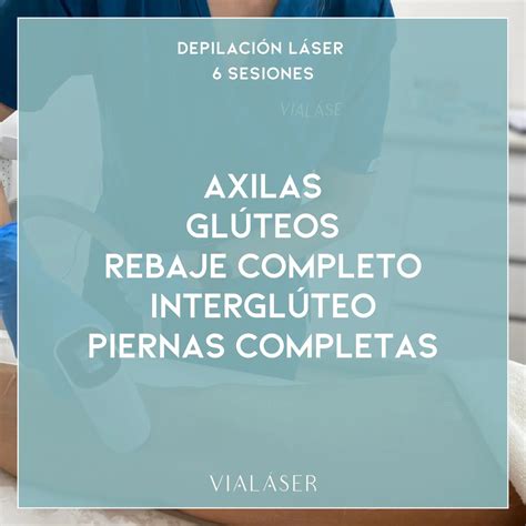 Depilación Láser Axilas Glúteos Rebaje Completo Interglúteo
