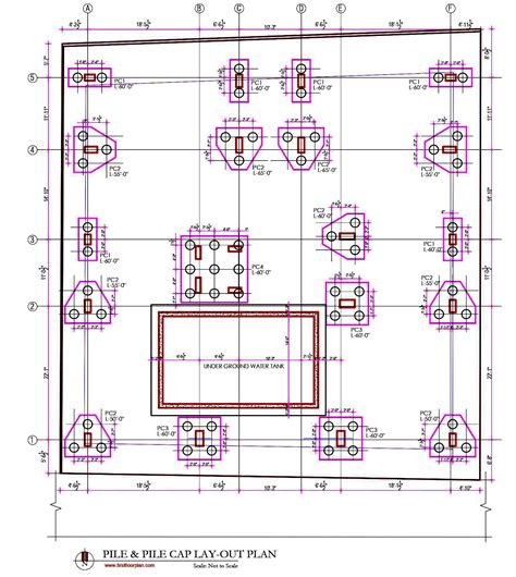 Pile Design Autocad File With Pdf And Pile Designs Notes