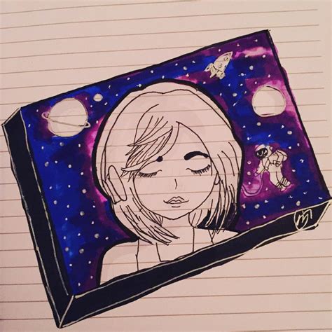 How To Draw Galaxy With Copic Markers